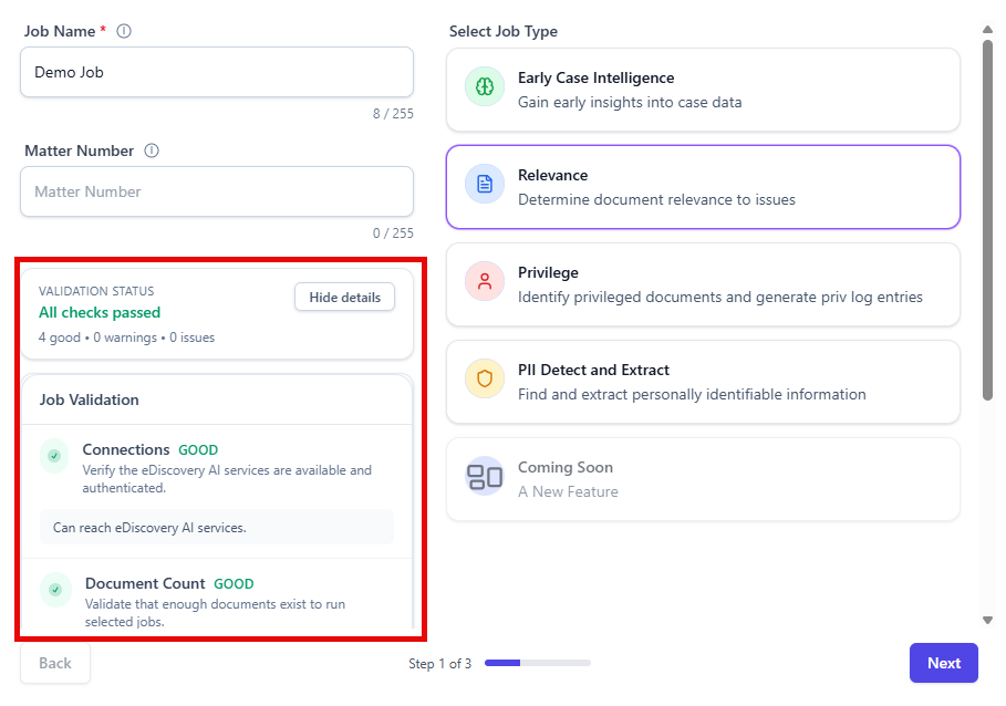 eDiscovery AI Release Notes December 29, 2025